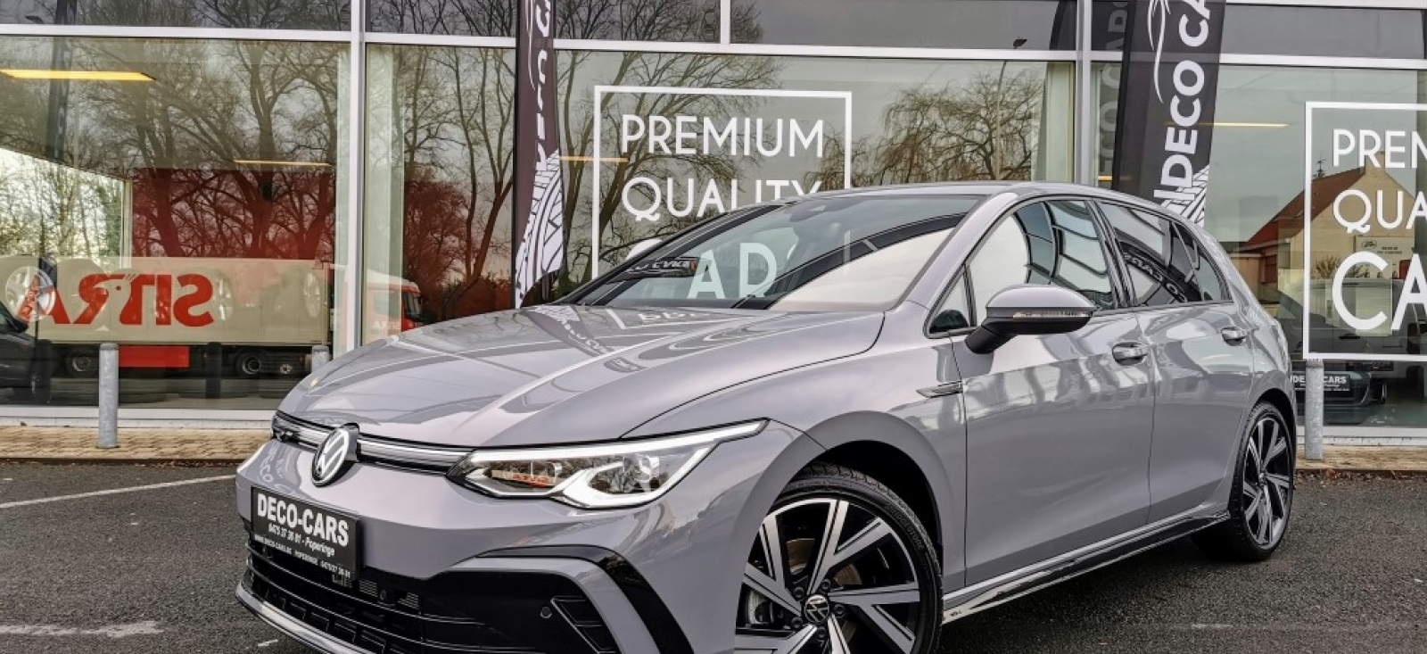 Nieuwe Volkswagen Golf R-Line 1.5 TSI 130pk Moonstone grey 10 km ...